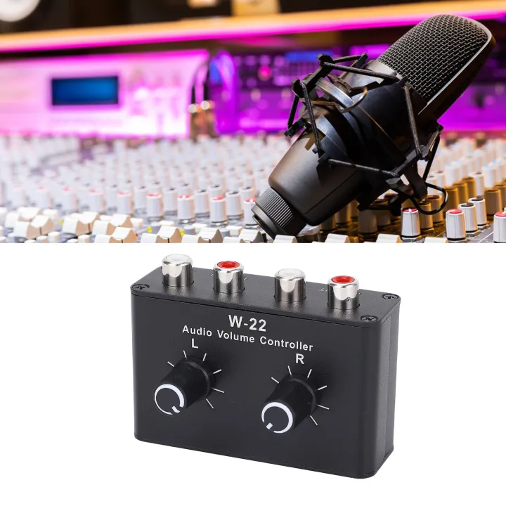 3.5mm Volume Control Box Balance Adjuster Small Attenuator Knob Line ...