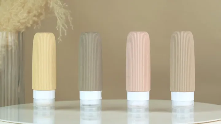 New Portable Silicone Travel Bottles for Toiletries TSA Approved 90ml ...