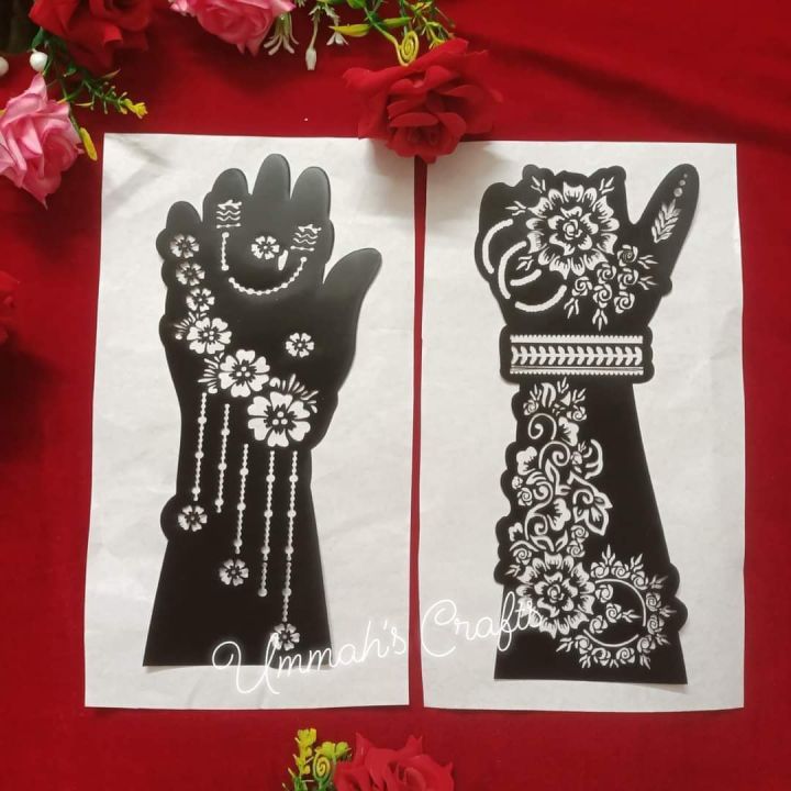 New Henna Mehedi Stickers ( Use in 2/3 times) | Daraz.com.bd
