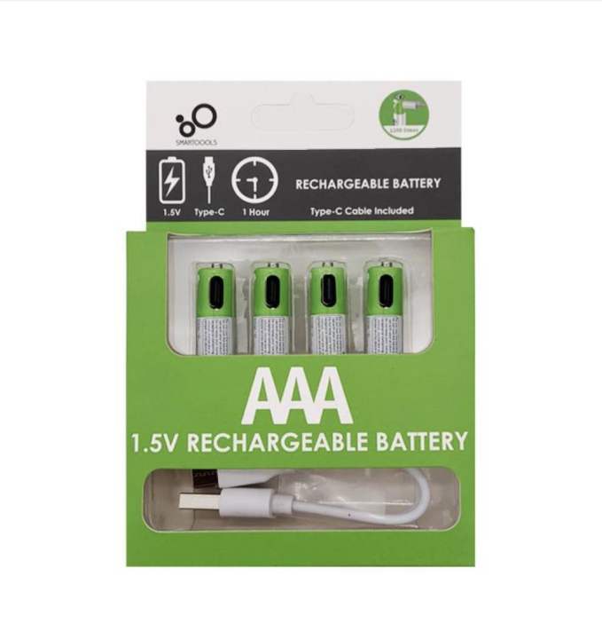 Smartoools Rechargeable Type - C Charging Battery (for AA and AAA ...