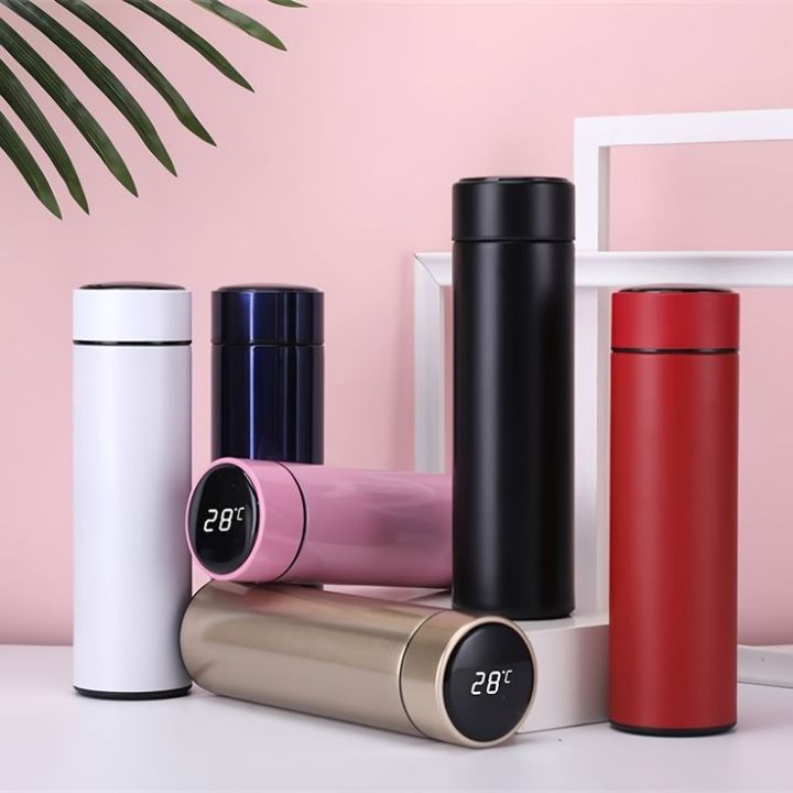 high quality Thermos Bottle Stainless Steel Thermal Mug Smart LED ...