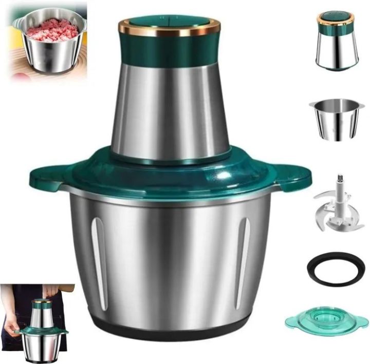 Electric Meat Chopper Grinder - Qeema Machine - Stainless Steel Food ...