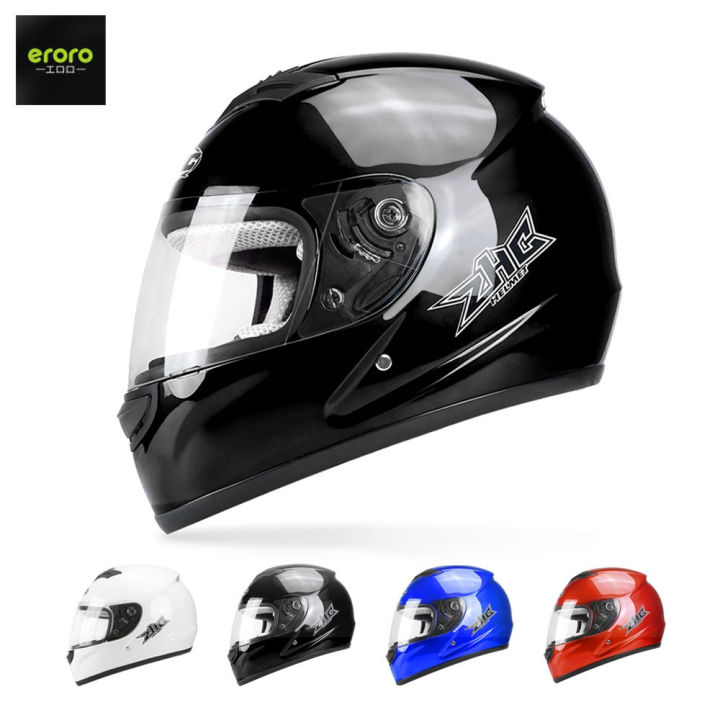 Full helmet, clear lens, steam-proof, motorcycle helmet strong impact ...
