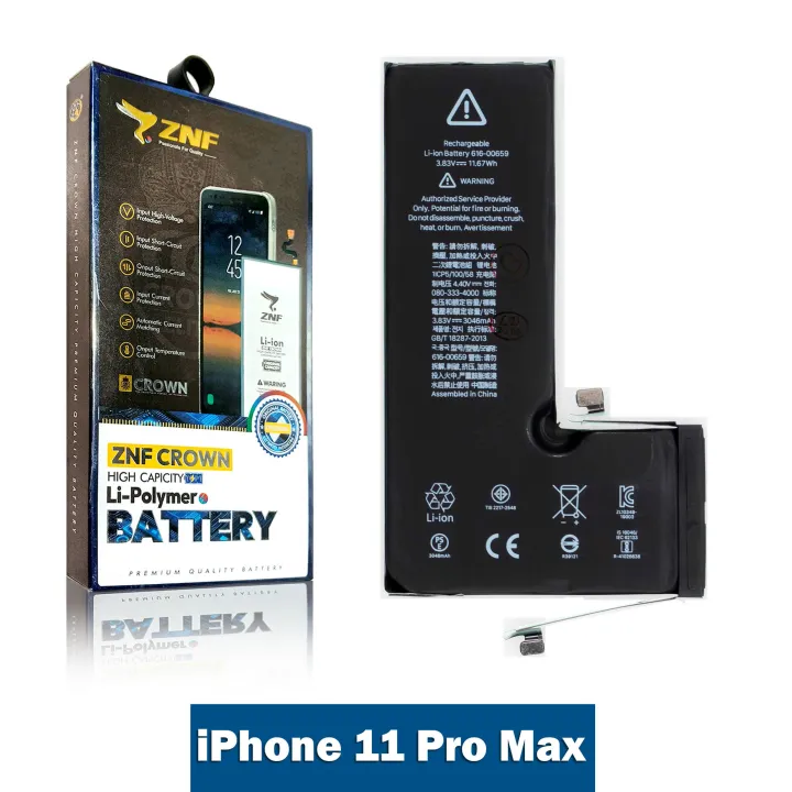 Apple iPhone 11 Pro Max High Capacity – Genuine ZNF 3969mAh Battery For ...