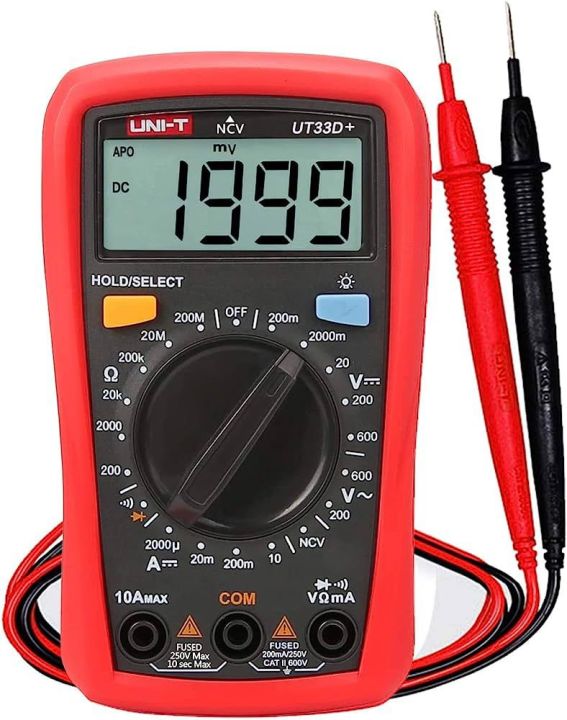 UNI-T UT33D+ Palm-sized Digital Multimeter with NCV | Daraz.lk