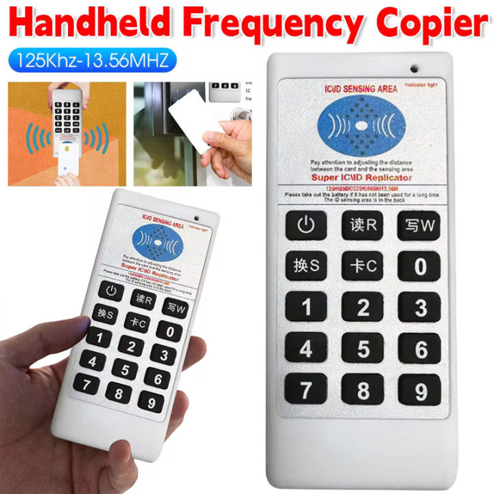 Handheld Frequency Copier 125Khz-13.56MHZ RFID NFC IC Card Duplicator ...
