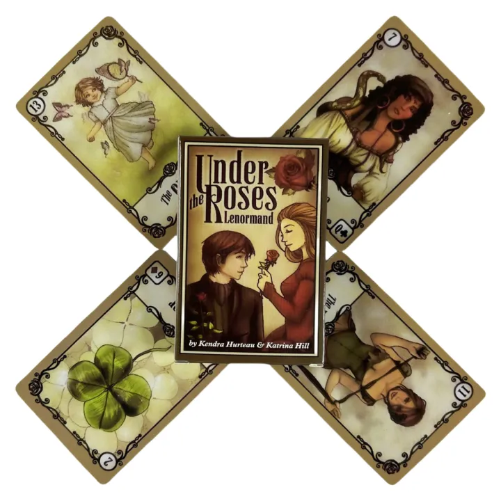 Under The Roses Lenormand Cards A 39 Oracle Tarot English Divination ...