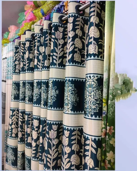 New synthetic curtain ( porda ) For-door and windows 1 pis | Daraz.com.bd