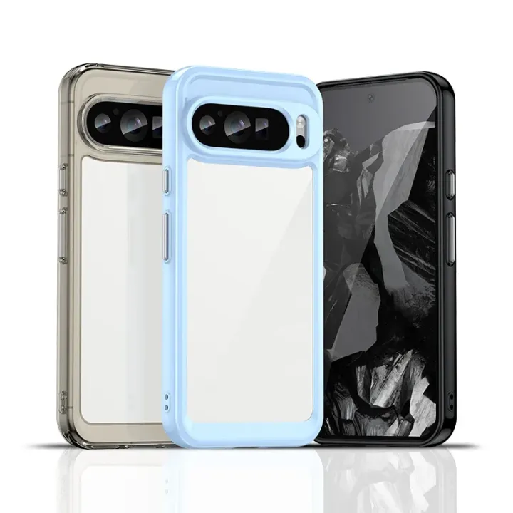 Luxury Acrylic Phone Case for Google Pixel 9 8 7 Pro XL 8A 7A 6A Full ...