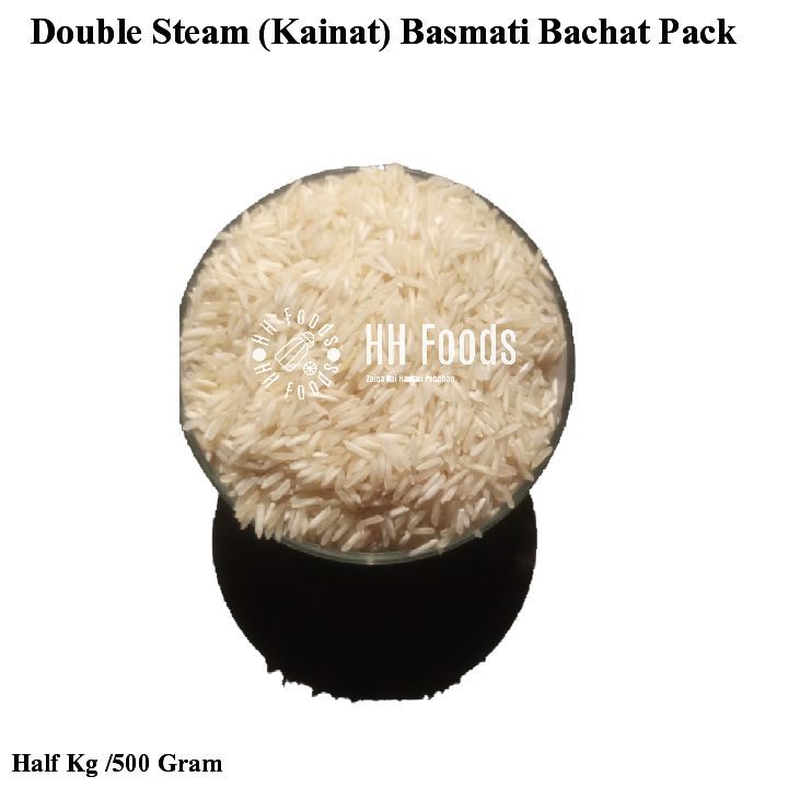 Double steam Rice Half kg pack/500 garam / Double steam basmati rice ...