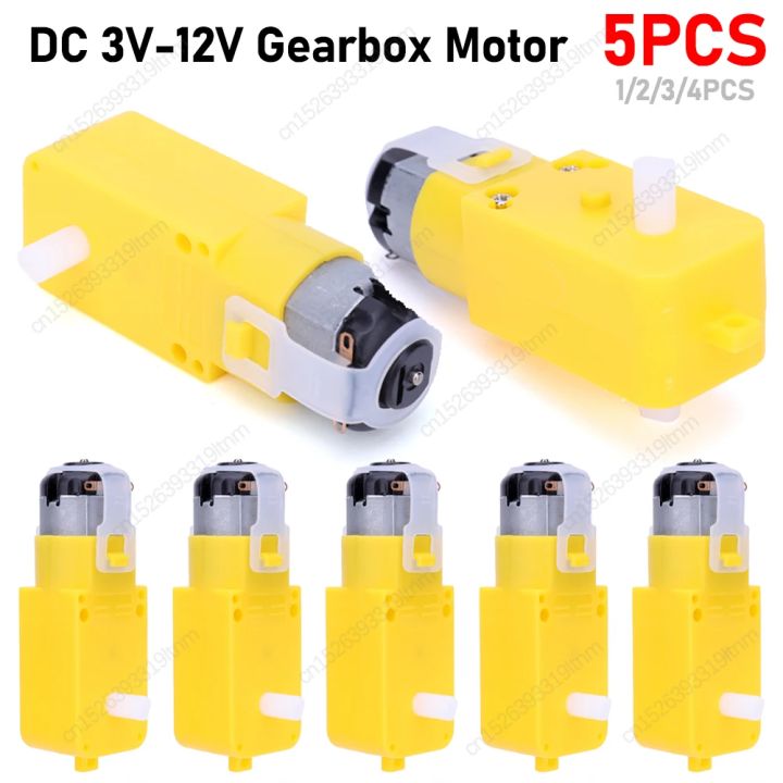 5-1PCS DC 3V-12V TT Motor Module EMC Intelligent Car Dual Shaft Geared ...