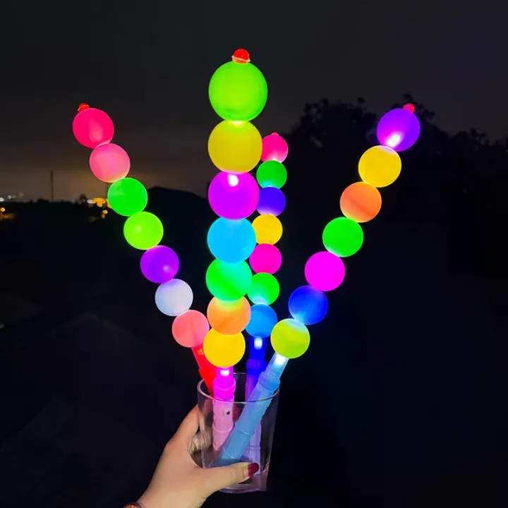 Single LED Gourd Fluorescent Stick, Color Glow Light Stick, Flashing ...