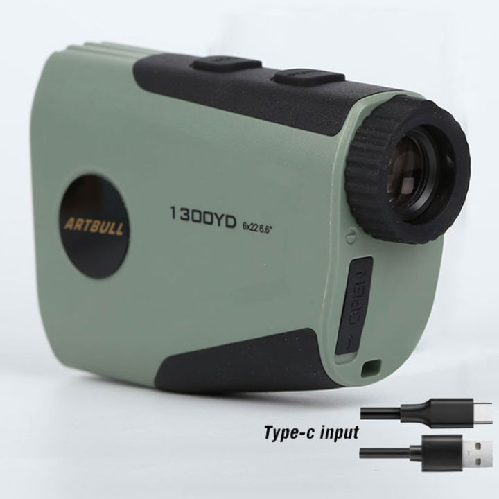 USB Type-C 1300yard Rechargeable Golf Laser Rangefinder Hunting 750yard ...