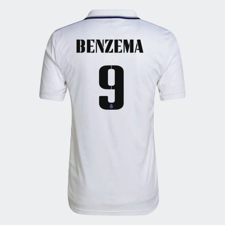 real madrid kit white benzema 9 new kit best quality kit | Daraz.pk