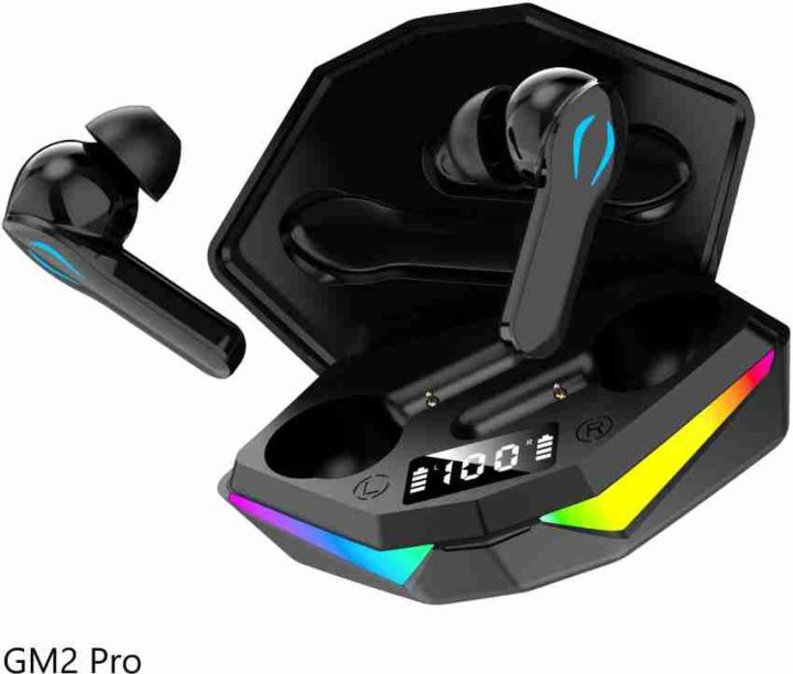 X15 wireless earbuds gamer earbuds with RGB lights touch control with ...