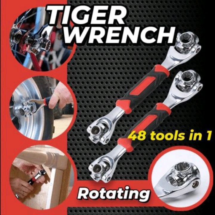 48 in 1 Multipurpose Tiger Wrench 360° Rotating | Daraz.com.bd