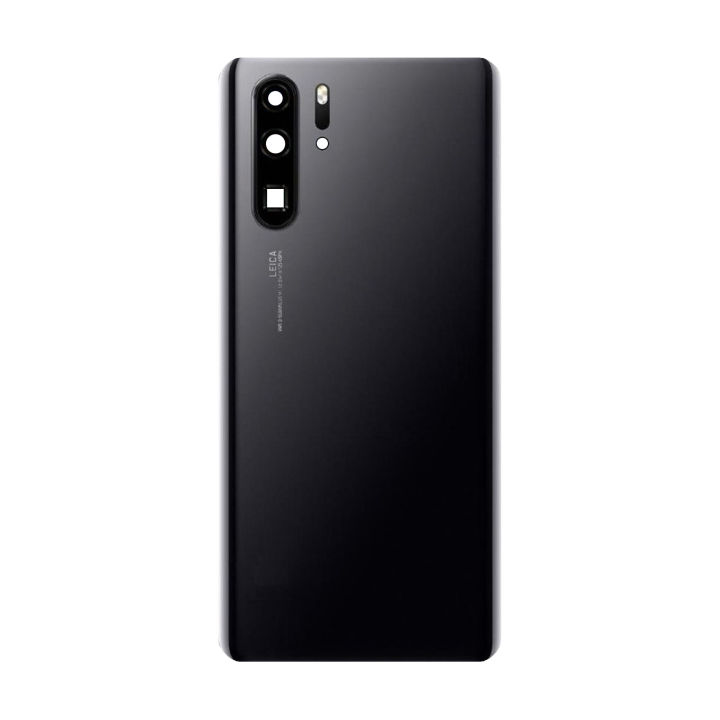 Huawei P30 Pro Back Battery Door with Camera Lens Glass - Black | Daraz.pk