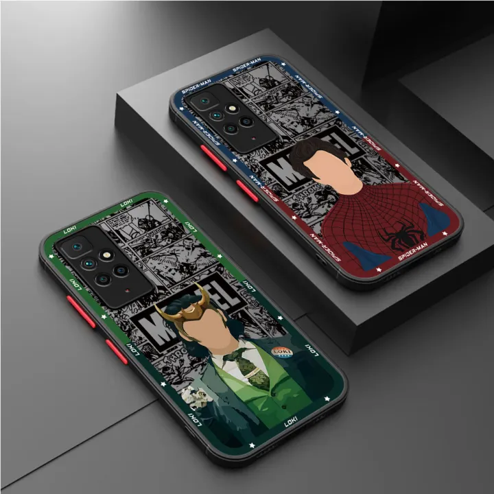 Marvel Iron Man Donnys Loki Matte Case for Xiaomi Redmi Note 7 10 5G 9S ...