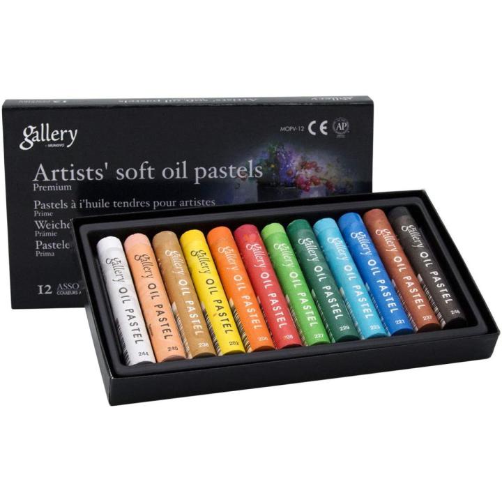 mungyo gallery soft oil pastels 12 colors set | Daraz.pk