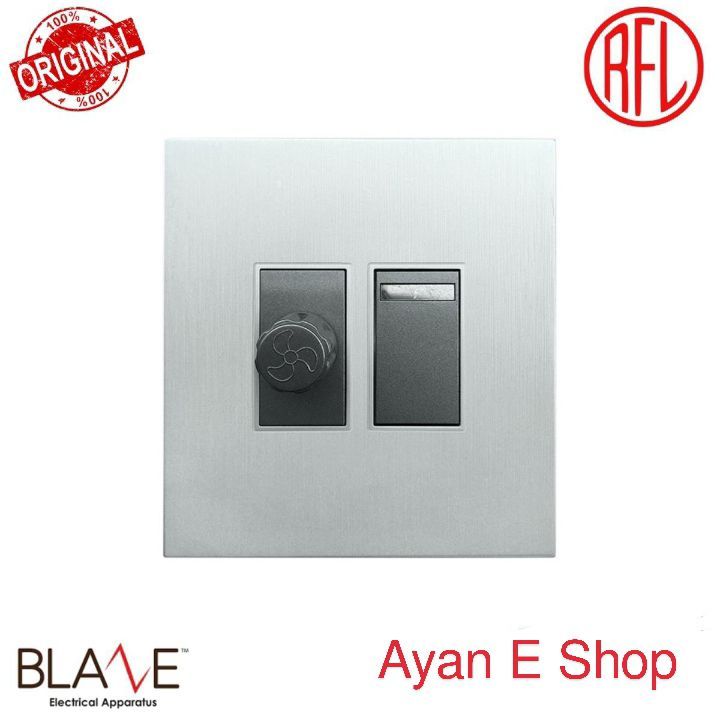 RFL Blaze Crown Series Fan Dimmer Regulator 300W with Switch Speed ...