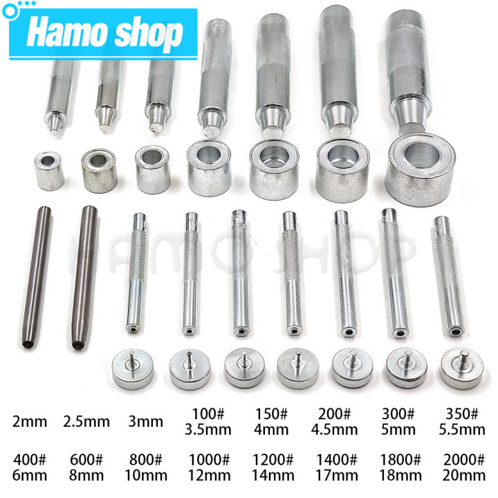 1 Set 2mm-25mm Eyelets Tool Metal Grommet Mold Tool Installation ...