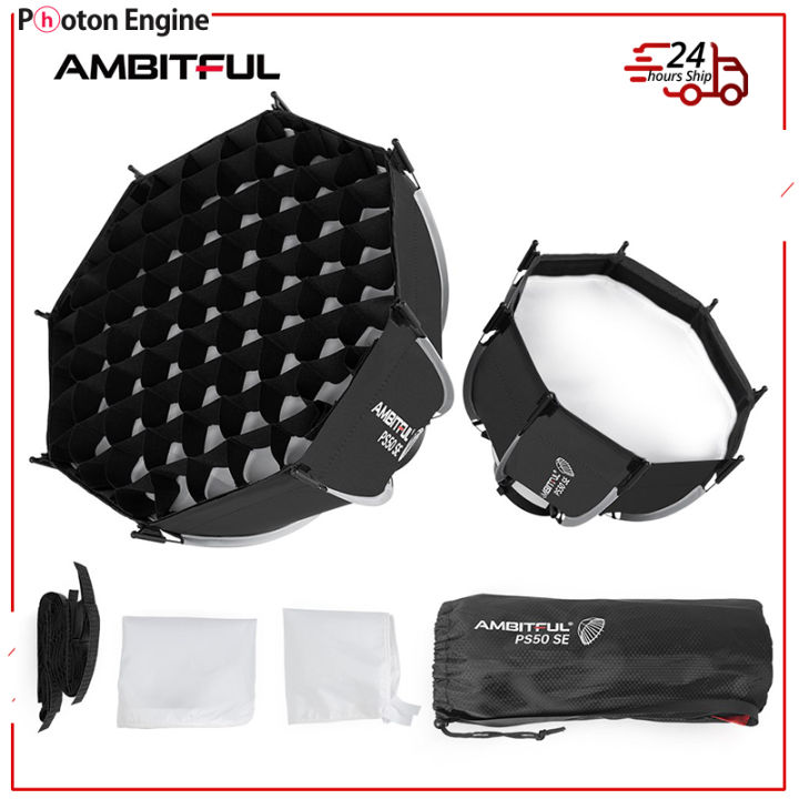 AMBITFUL PS30/PS50 SE 30cm 55cm mini Quickly Release Bowens Mount ...