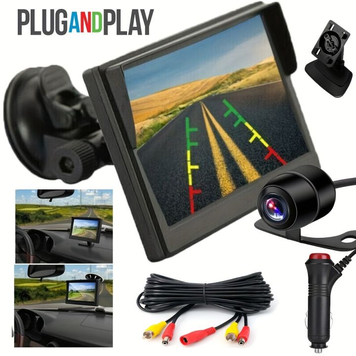 5-inch Desktop HD Display Mini Rear View Reverse Camera Set | Daraz.lk