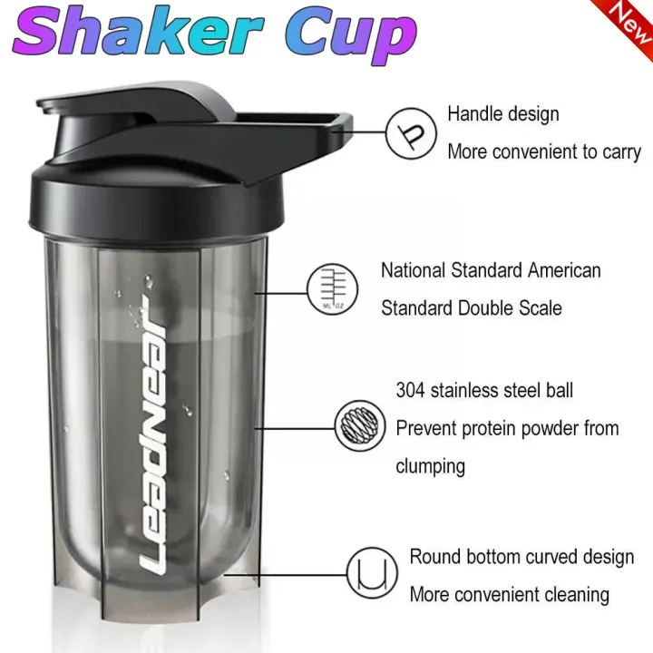 500Ml Portable Milk Shake Protein Powder Mixing Cup Fitness Drinking ...