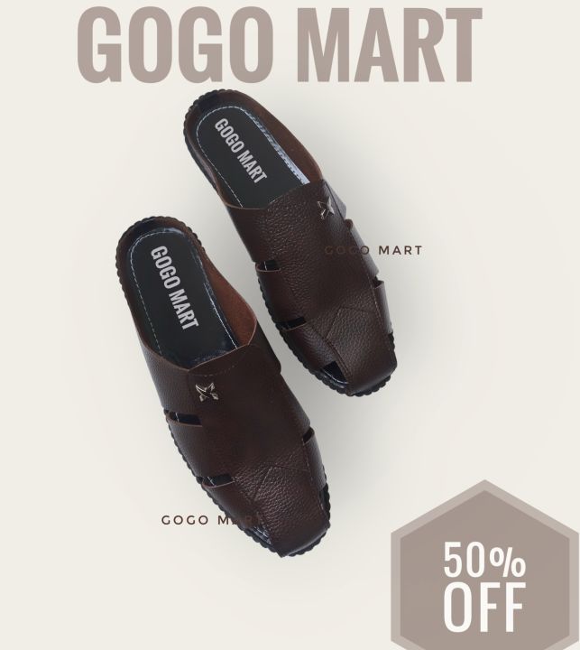 leather Sandal for man fashionable sendel for men | Daraz.com.bd