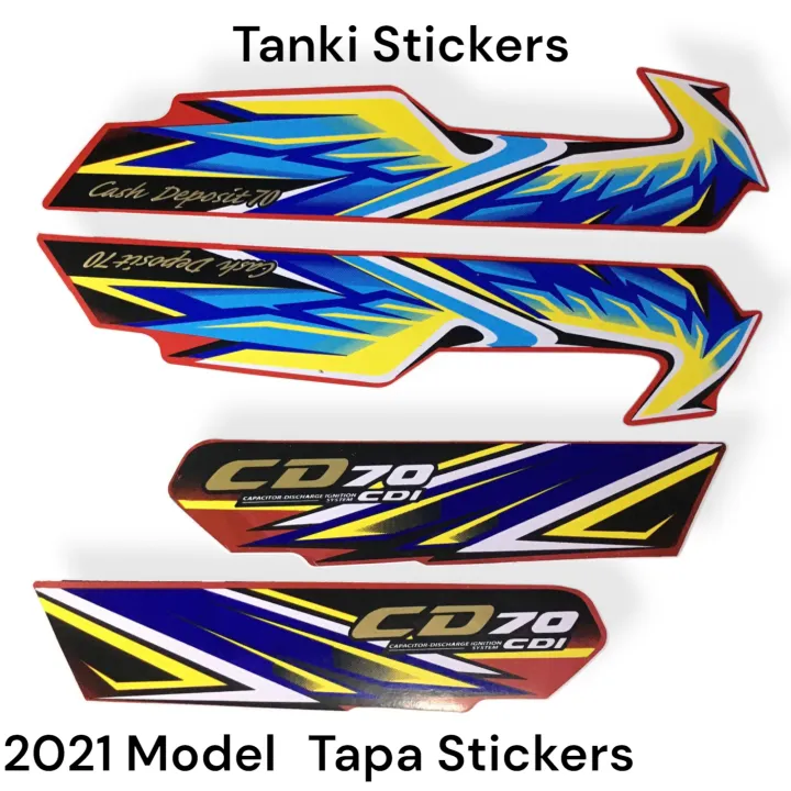 Bike stickers cd 70 Motorcycle/Bike sticker cd 70 Tankini tapa/Stickers ...