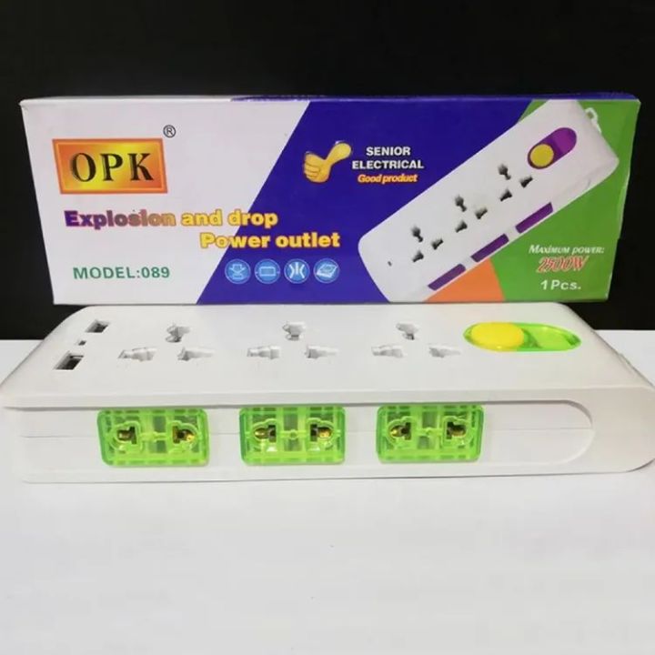 Universal Extension Board 2 USB Ports And 9 Switches Board Sockets ...