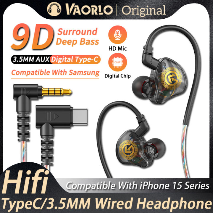 New 9D Super Bass In Ear Headphone Wire-Controlled With Mic 3.5MM AUX ...