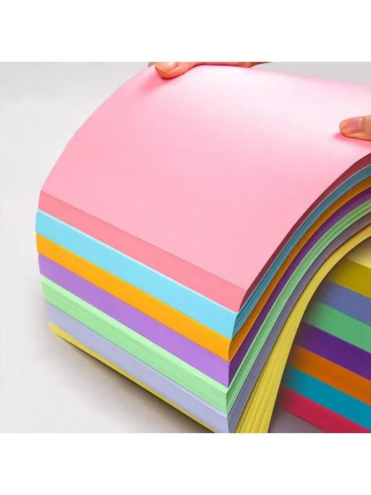 A4 Color Paper 10 Colours Set - 25,50,75,100 pcs 80 Gsm | Daraz.com.bd