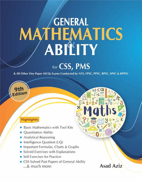 General Mathematics & Ability for CSS PMS NTS and all other One Paper ...