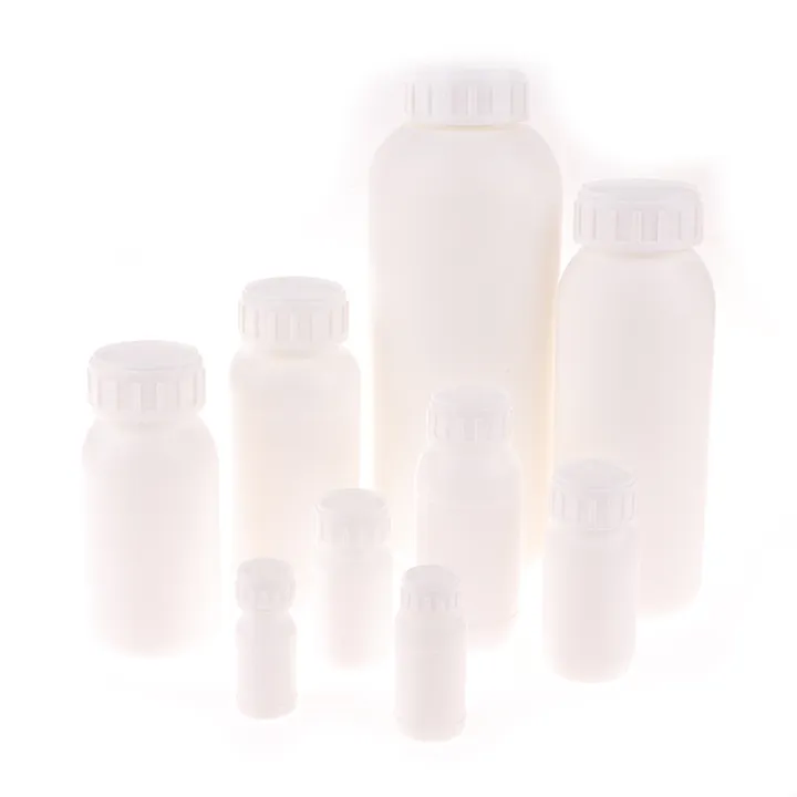 10ml-1000ml Plastic HDPE White Empty Seal Bottles Pill Vials Tablet ...