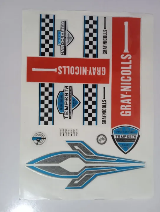 New 3D 2024 Cricket Bat stickers Blue Latest Edition | Daraz.pk