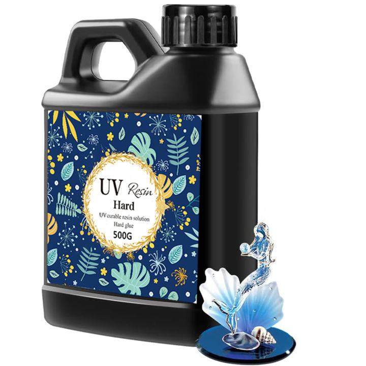 Bulk UV Resin Crystal Clear Large UV Cure Epoxy Resin Hard Kit Premixed ...