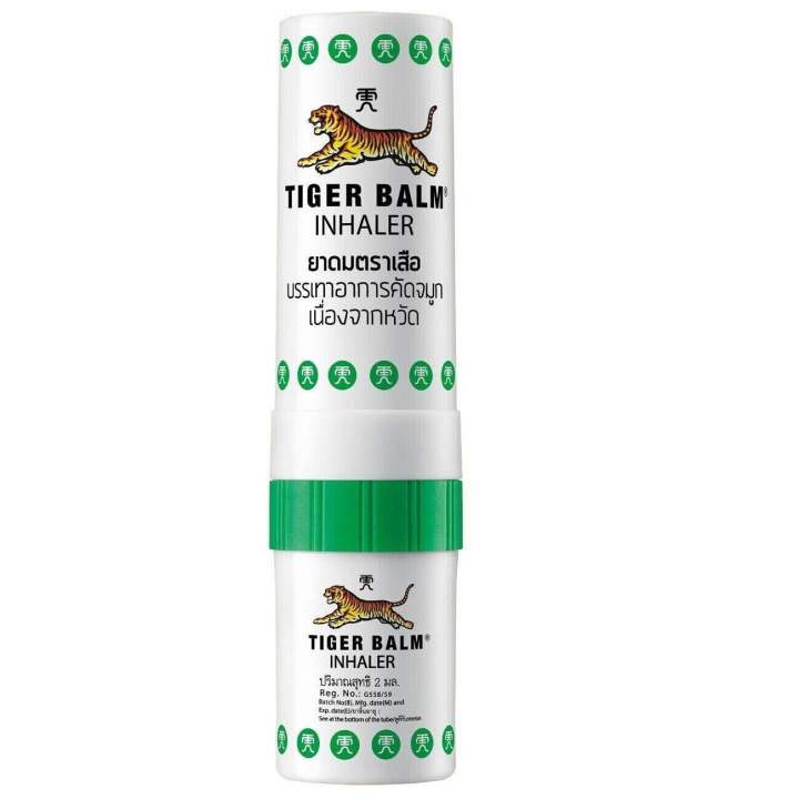Tiger Balm 2-in-1 Herbal Inhaler – Relief for Headache, Dizziness ...