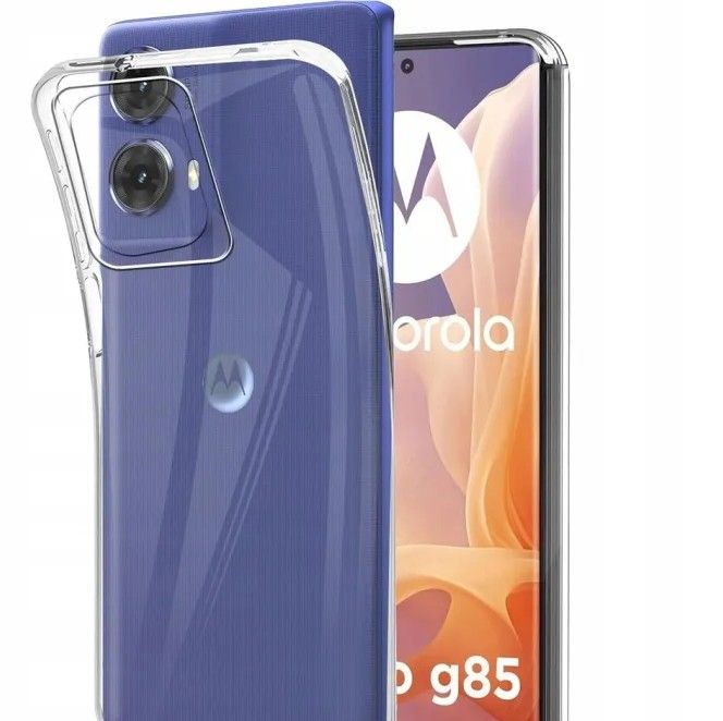 Motorola Moto G85 5G Transparent Crystal Clear Back Cover Soft TPU Case ...
