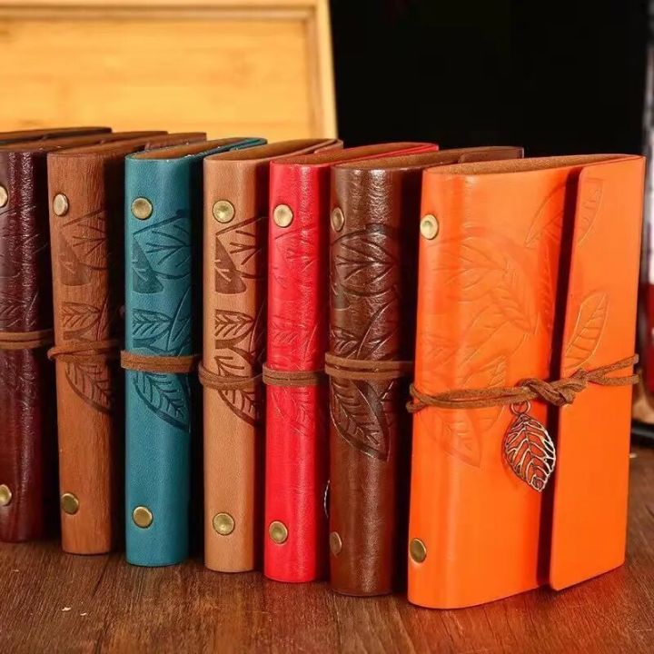 1pcs Retro Notebook Leather Travellers Notebook Daily Loose Leaf Binder ...