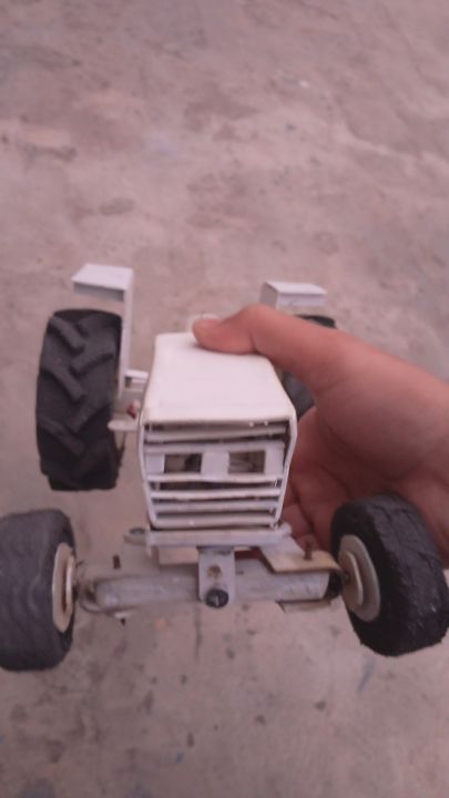 handmade RC tractor at home for sale| n20 gear motor inside with metal ...