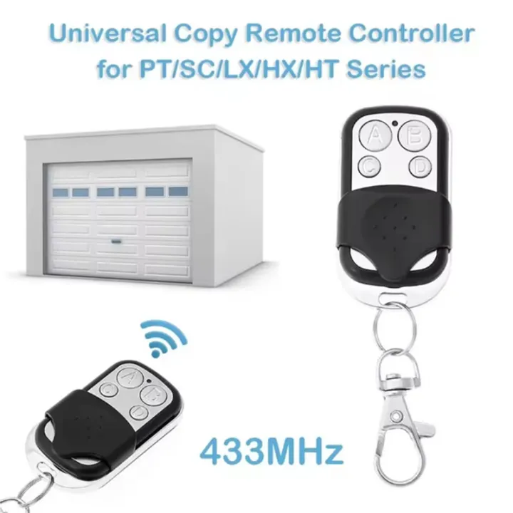 Metal Push Button Remote Control Transmitter ABCD/Unlock 4 Button Clone ...