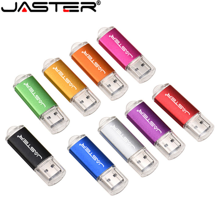 JASTER New Creative With Key Chain USB 2.0 Flash Drive 128GB 64GB 32GB ...