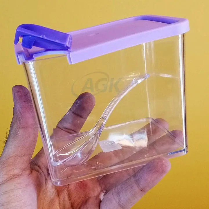 Pack of 2 Crystal Multipurpose Pocket Blocks with Spoons | Storage ...