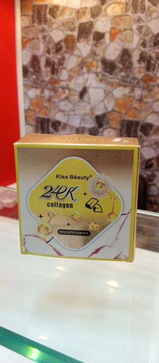 Kiss Beauty 24k Collagen Compact Powder | Daraz.lk