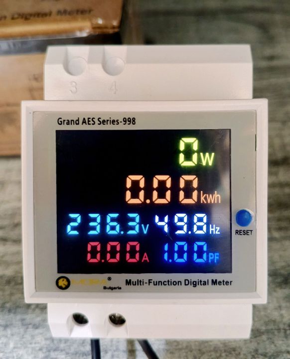 DIGITAL MULTIMETER ENERGY ANALYSER 6 IN 1 MORA VOLT AMPERE WATT KILO ...