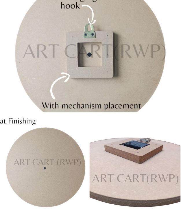 mdf clock base (16x16) |clock mdf base for resin art |10 mm thickness ...