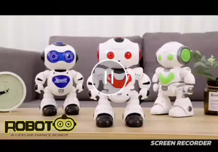 8-Function Remote Control Robot Toy with Light, Music, and Walking ...