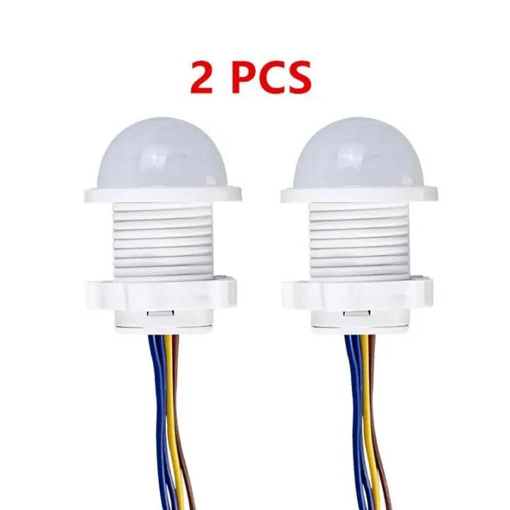 2PCS Smart PIR Sensor Detector Switch 110V 220V Human Body Infrared ...