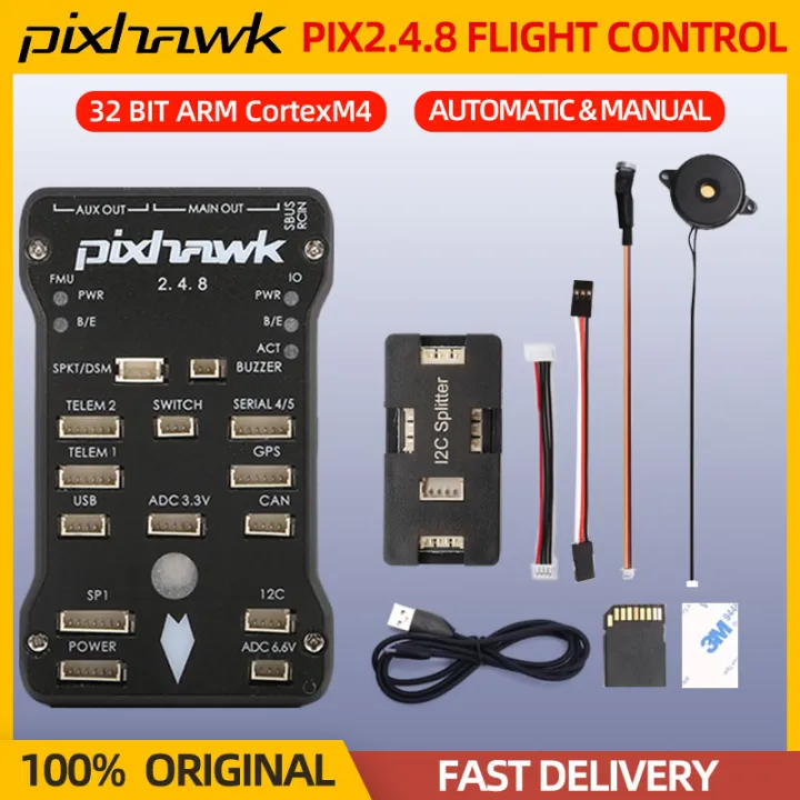 Pixhawk PX4 PIX 2.4.8 32 Bit Flight Control FC 8G SD PPM I2C Splitter ...